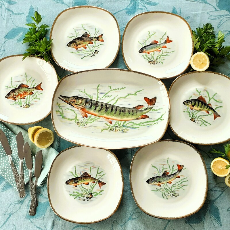 Fish Plates - Etsy