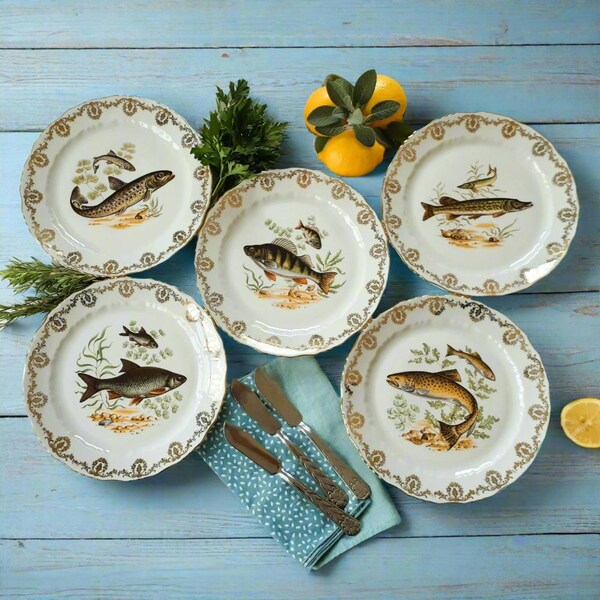 Fish Plates - Etsy