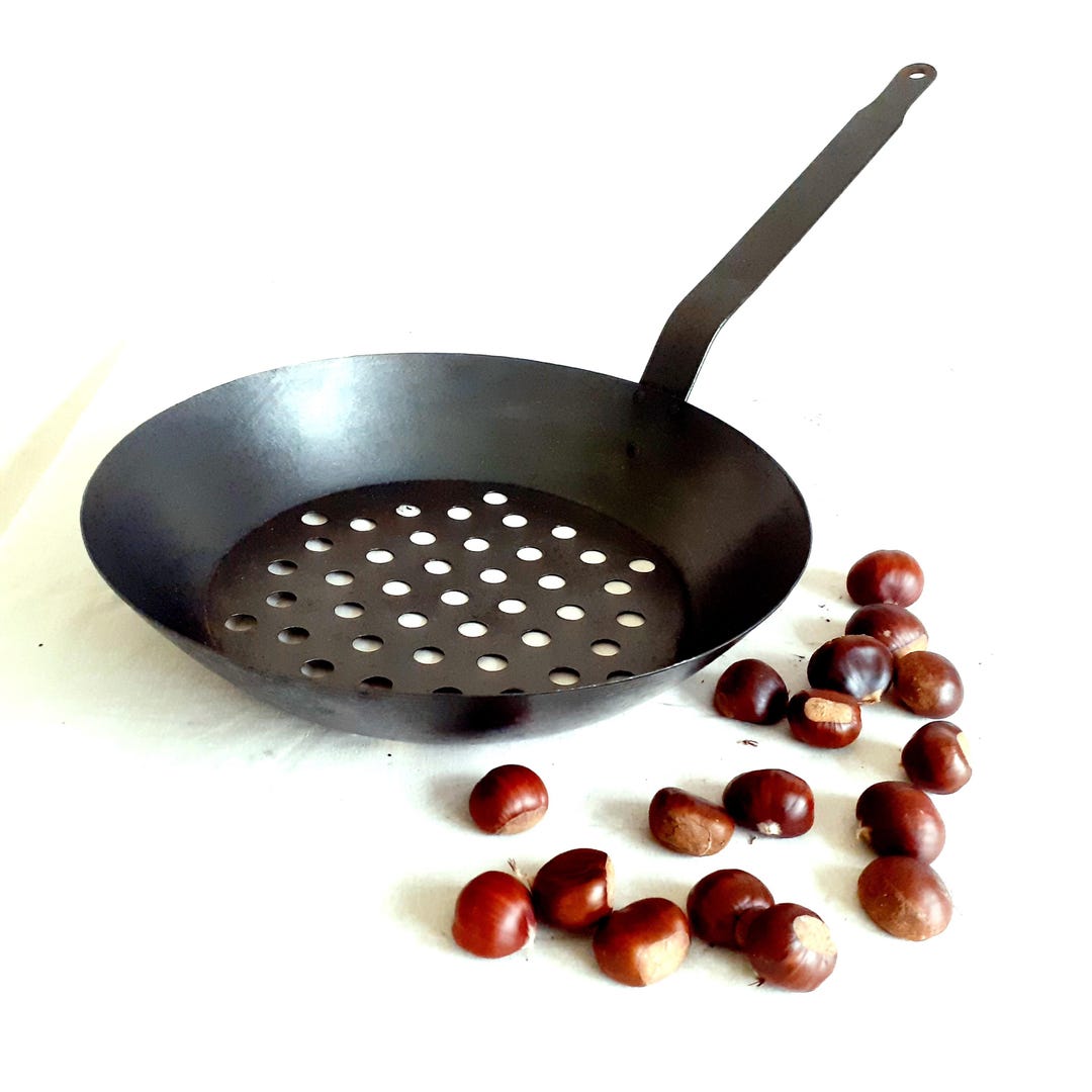 Chestnut Roasting Pan. Chestnut Roaster. Deep Sided Pan for Roasting ...