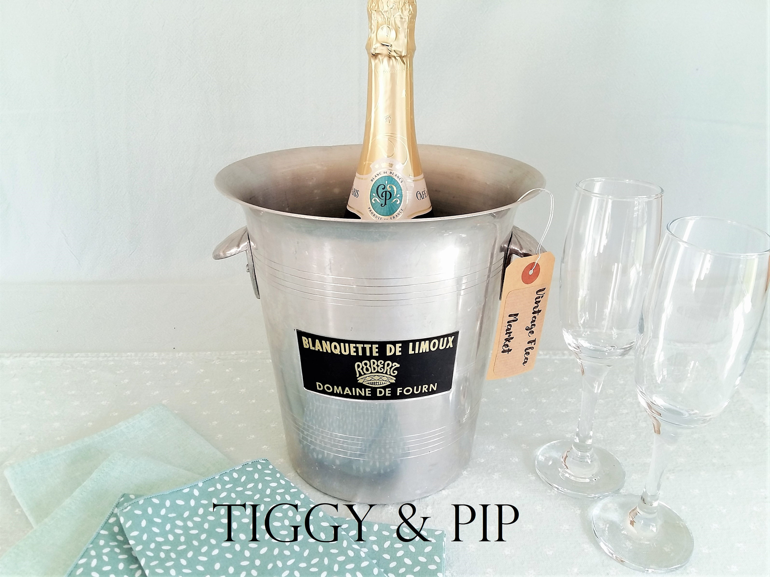 Champagne Ice Buckets. Moet & Chandon Dry Monopole Charles - Etsy