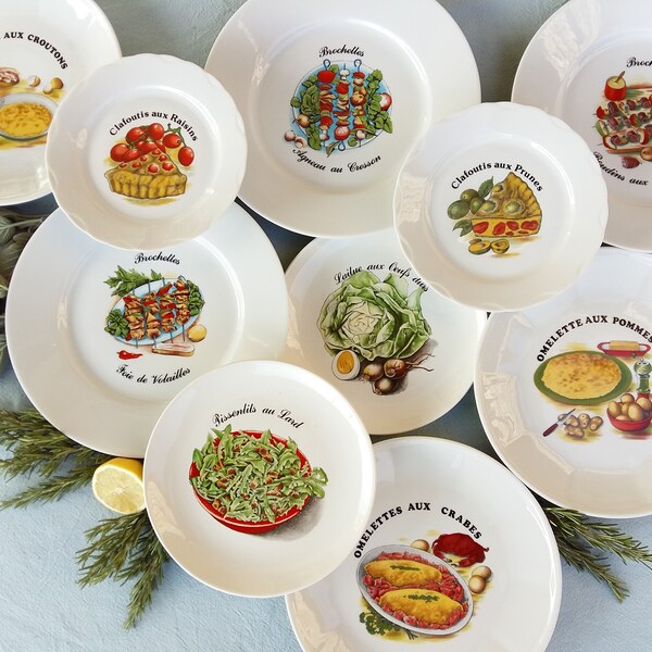 Mid Century Plates - Etsy