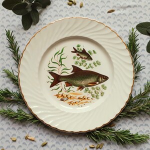 10 Mix and Match Fish Plates. Mismatched Fish Dinner Plates. Fish Plate ...