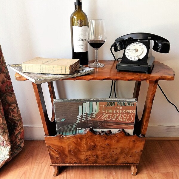 Magazine Rack Table - Etsy