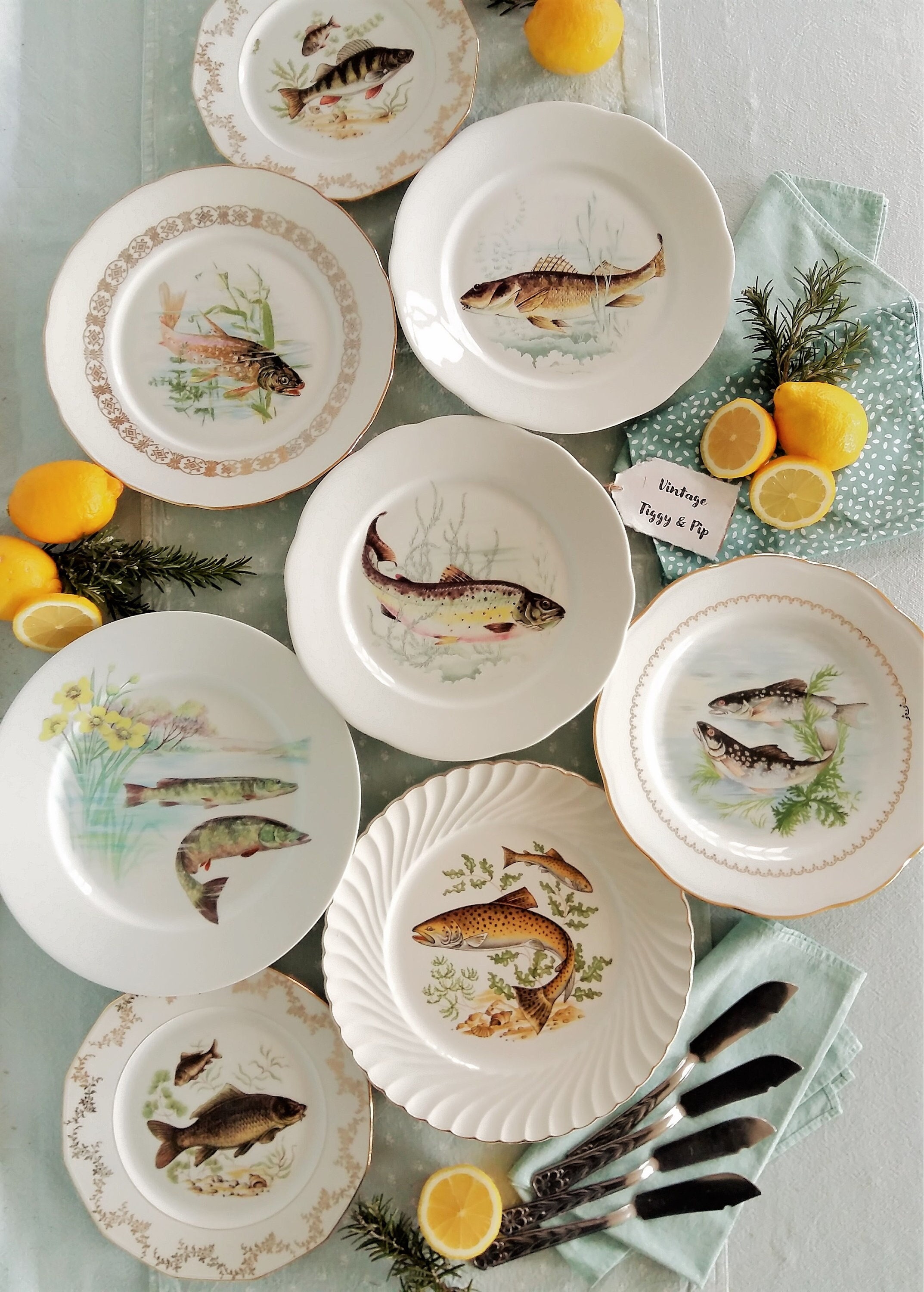 French Ceramic Dinnerware