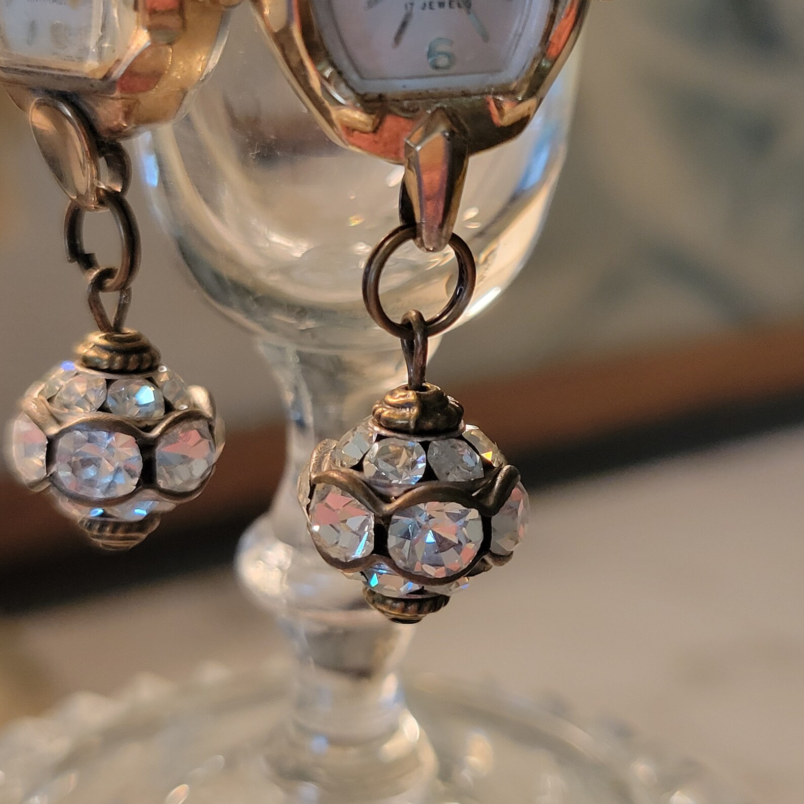 Vintage Watch Earrings / Upcycled / Repurposed / Steampunk / Assemblage ...