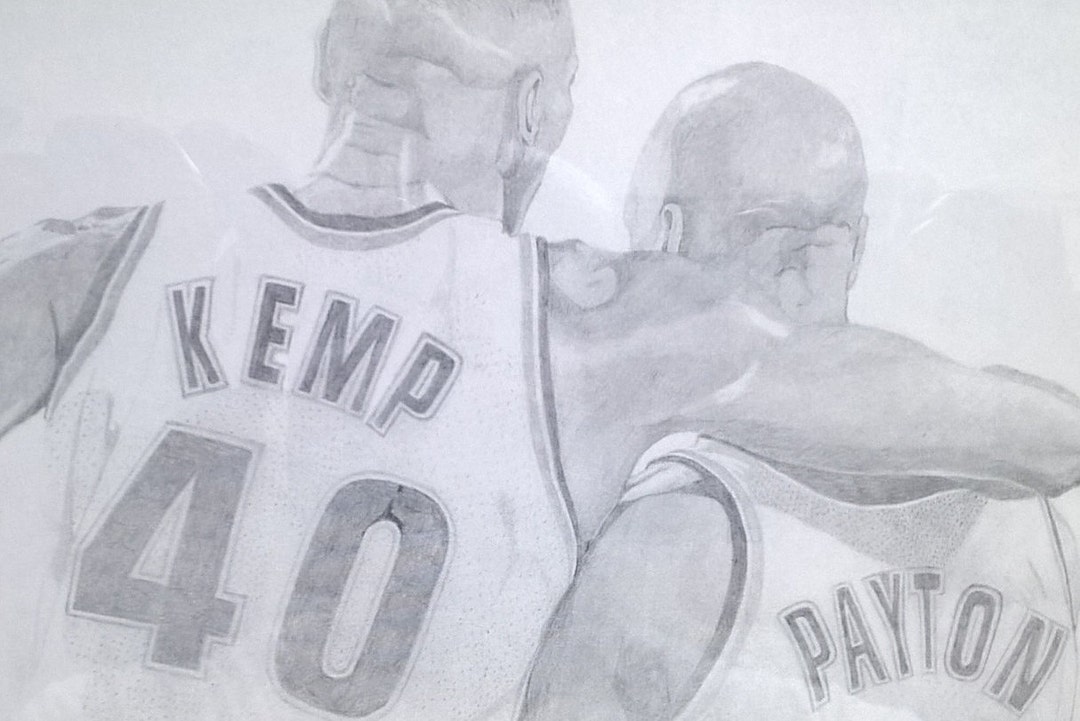 Kemp and Payton (print) 8x10 - Etsy