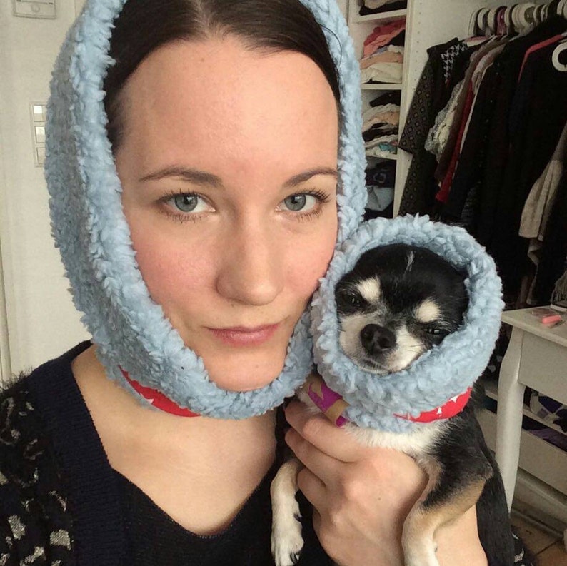 Petiro "cozy Match" Pet & Human Scarf. Snood | Cowl Matching Neckwarmer ...