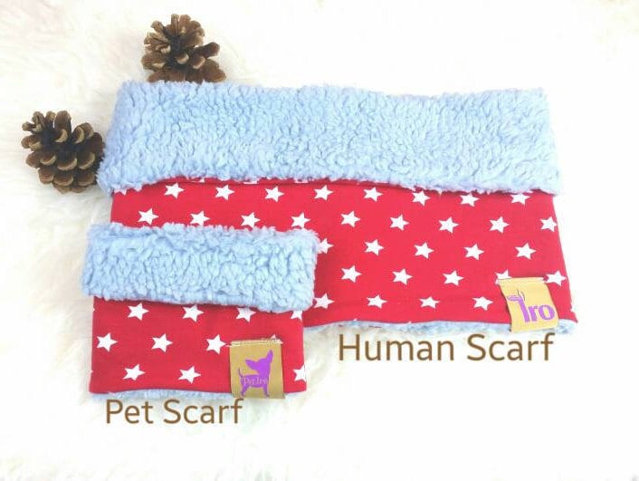 Petiro cozy Match Pet & Human Scarf. Snood Cowl - Etsy
