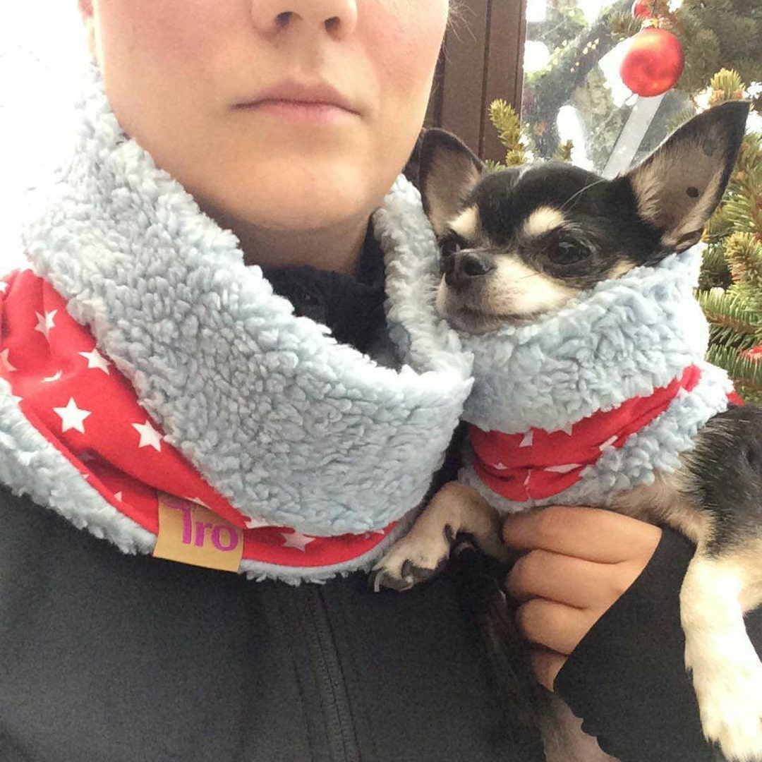 Petiro "cozy Match" Pet & Human Scarf. Snood | Cowl Matching Neckwarmer ...
