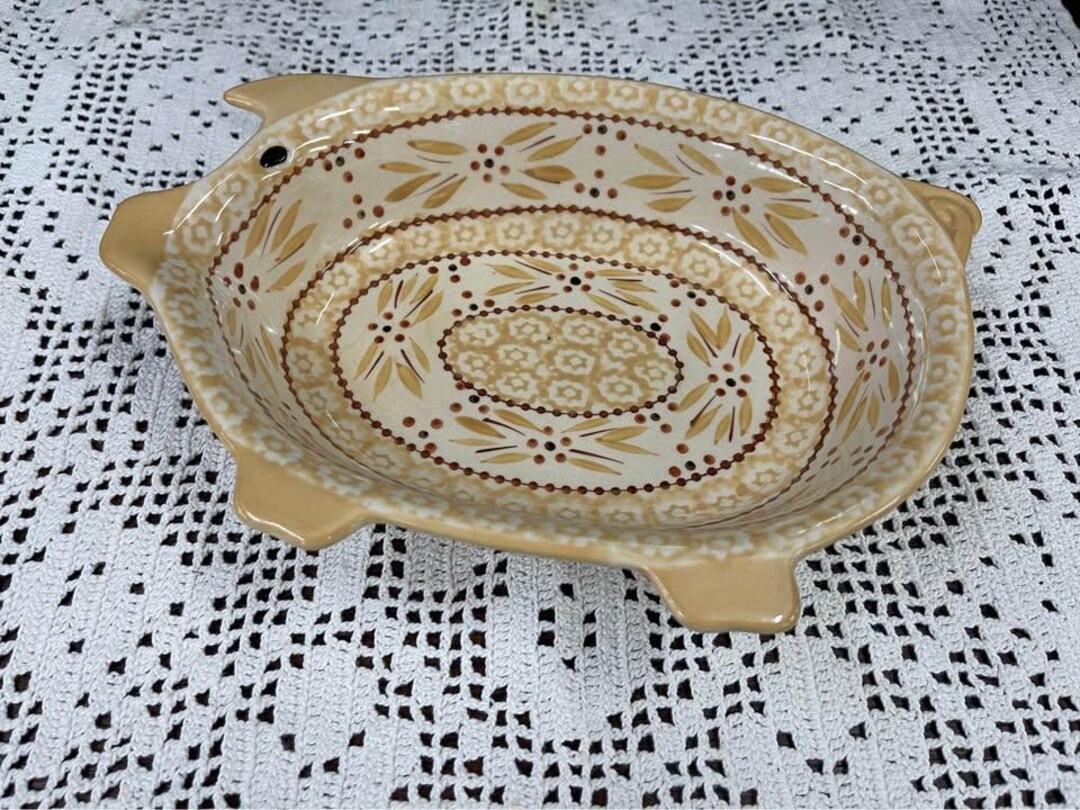 Temp-tations Old World 1 Quart Pig Shaped Casserole Dish - Etsy