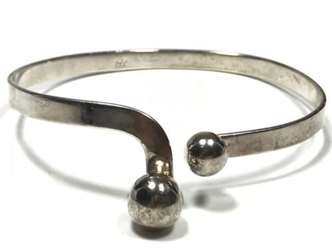 Beautiful & Modern Ladies SOLID Sterling Silver Cuff Bracelet - Etsy
