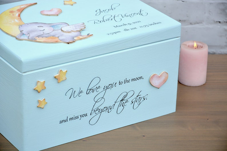 Baby Loss Memorial Box in Memory of Child Mom of an Angel - Etsy
