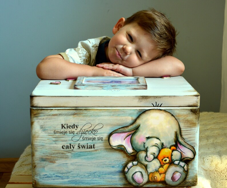 Memory Baby Boxbaby Box With Photo Personalized Gift for | Etsy