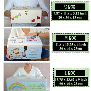 Newborn Baby Gift, Baby Memory Box With Photo, Gift for Baptism, Baby ...