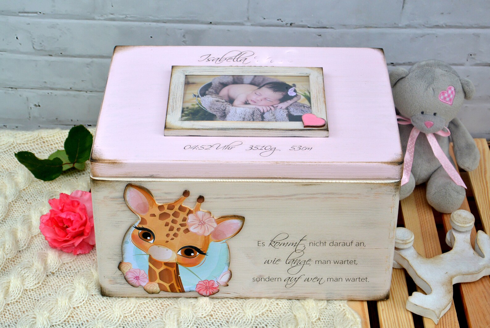 Memory Baby Boxbaby Box With Photo Personalized Gift for | Etsy