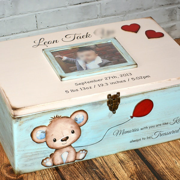 Baby Keepsake Box - Etsy