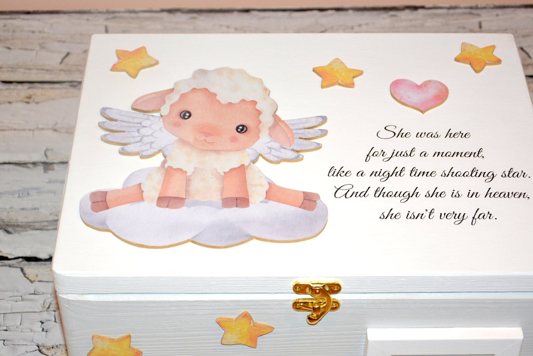 Baby Loss Memorial Box, in Memory of Child, Mom of an Angel, Angel Baby ...