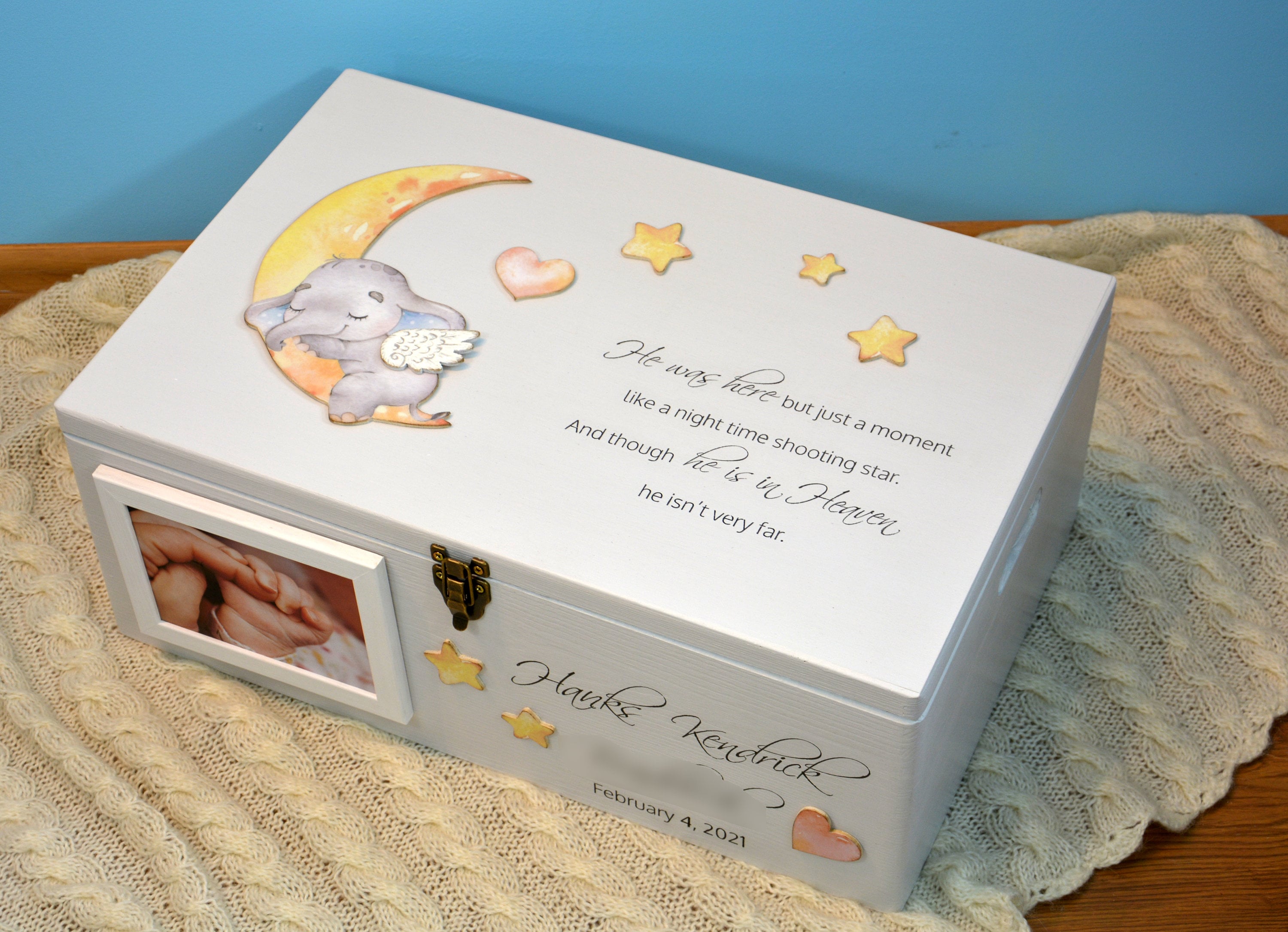 Baby Loss Memorial Box in Memory of Child Mom of an Angel - Etsy