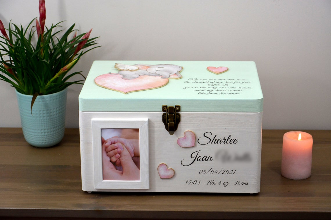 Baby Loss Memorial Box in Memory of Child Mom of an Angel - Etsy