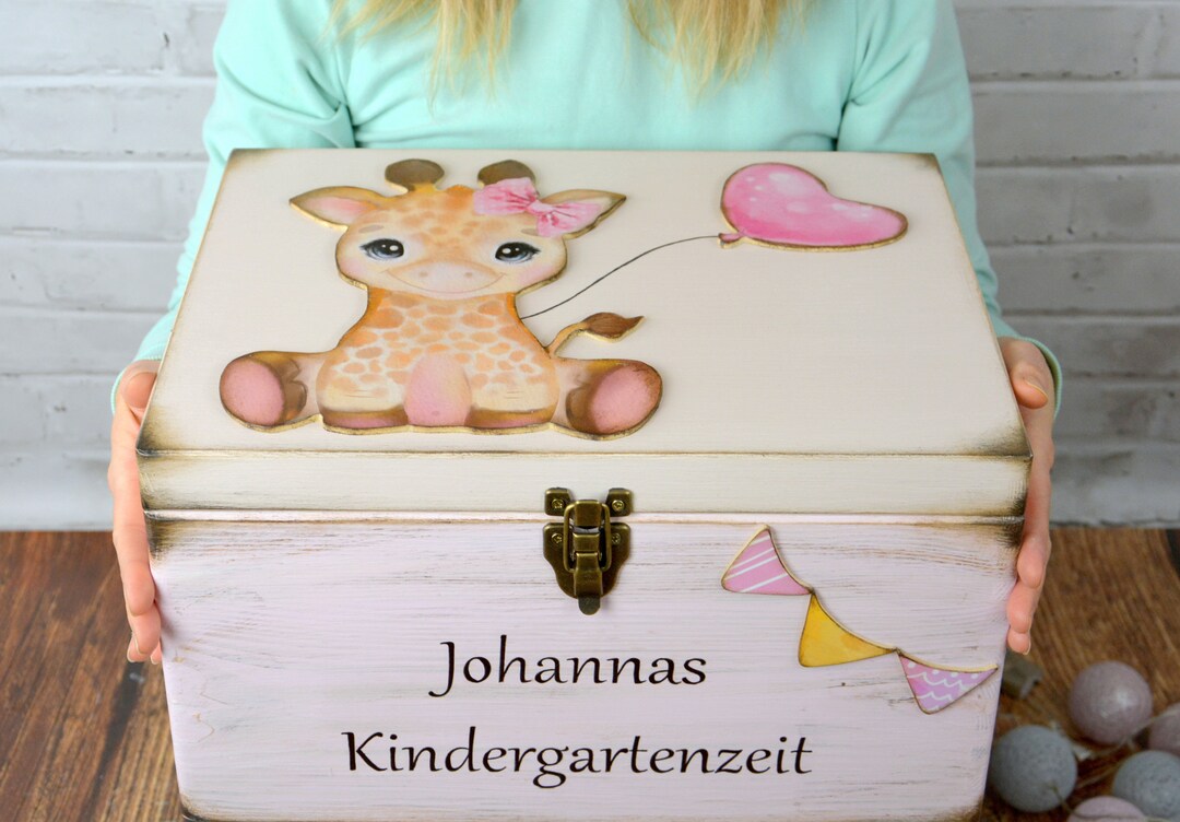 Personalized Memory Box, Wood Keepsake Box, Baby Treasure Box, Baby ...
