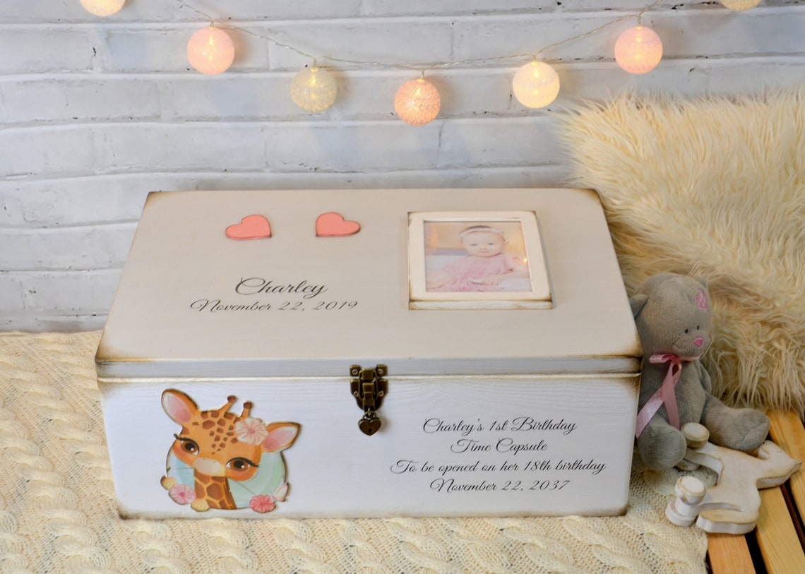 Memory baby boxBaby box with photo Personalized gift for | Etsy