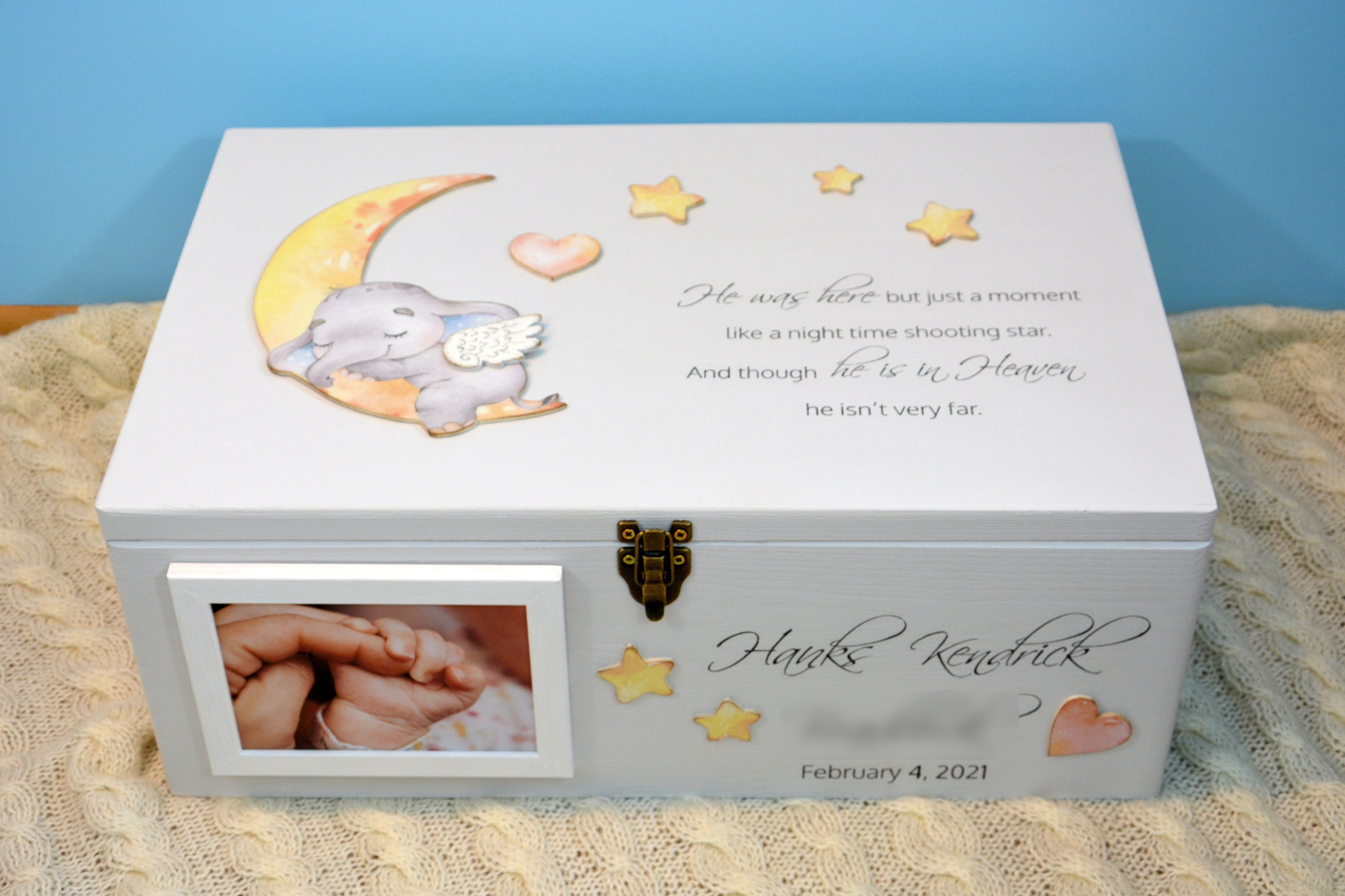Baby Loss Memorial Box in Memory of Child Mom of an Angel - Etsy