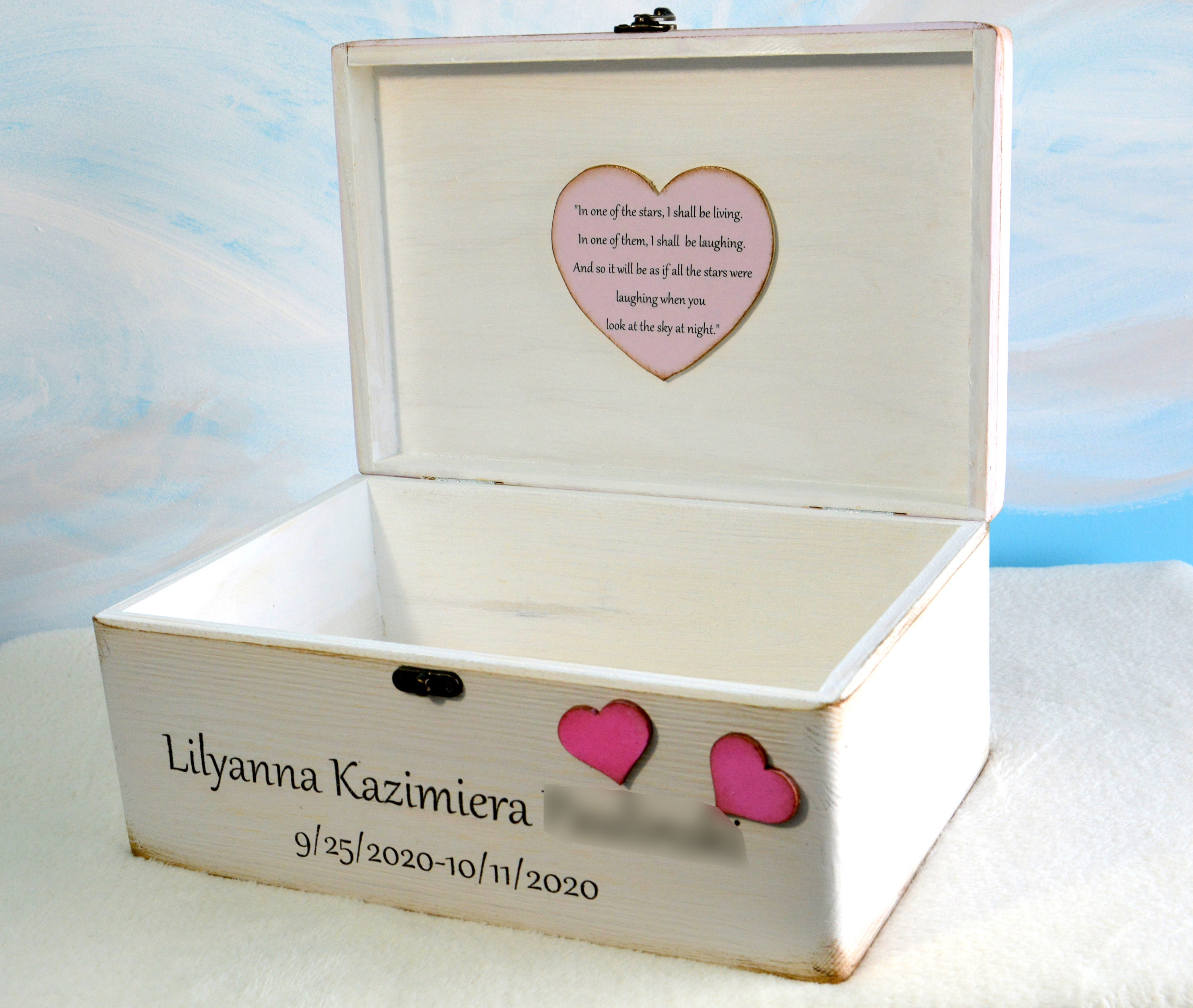 Baby Loss Memorial Box in Memory of Child Mom of an Angel - Etsy
