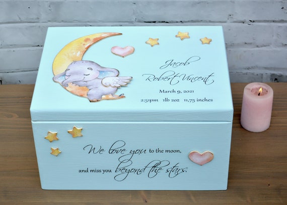 Baby Loss Memorial Box in Memory of Child Mom of an Angel - Etsy