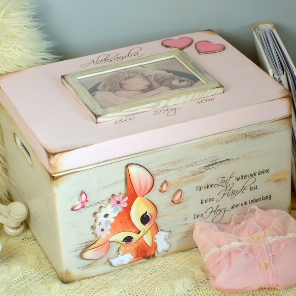 Personalized Baby Girl Keepsake Memory Boxes - Etsy