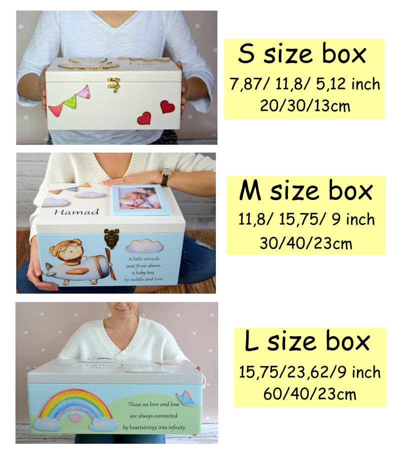 Memory Baby Boxbaby Box With Photo Personalized Gift for - Etsy