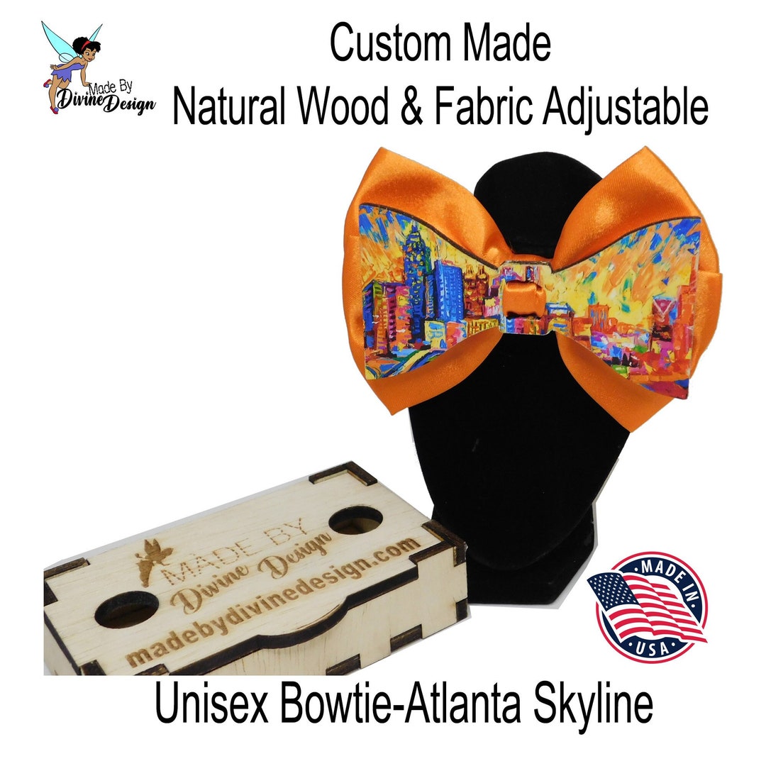 Wooden Bowtie Handmade Designs Unique Fashion Accessory Pre-tied Adjustable Bow Tie Laser Cut ...