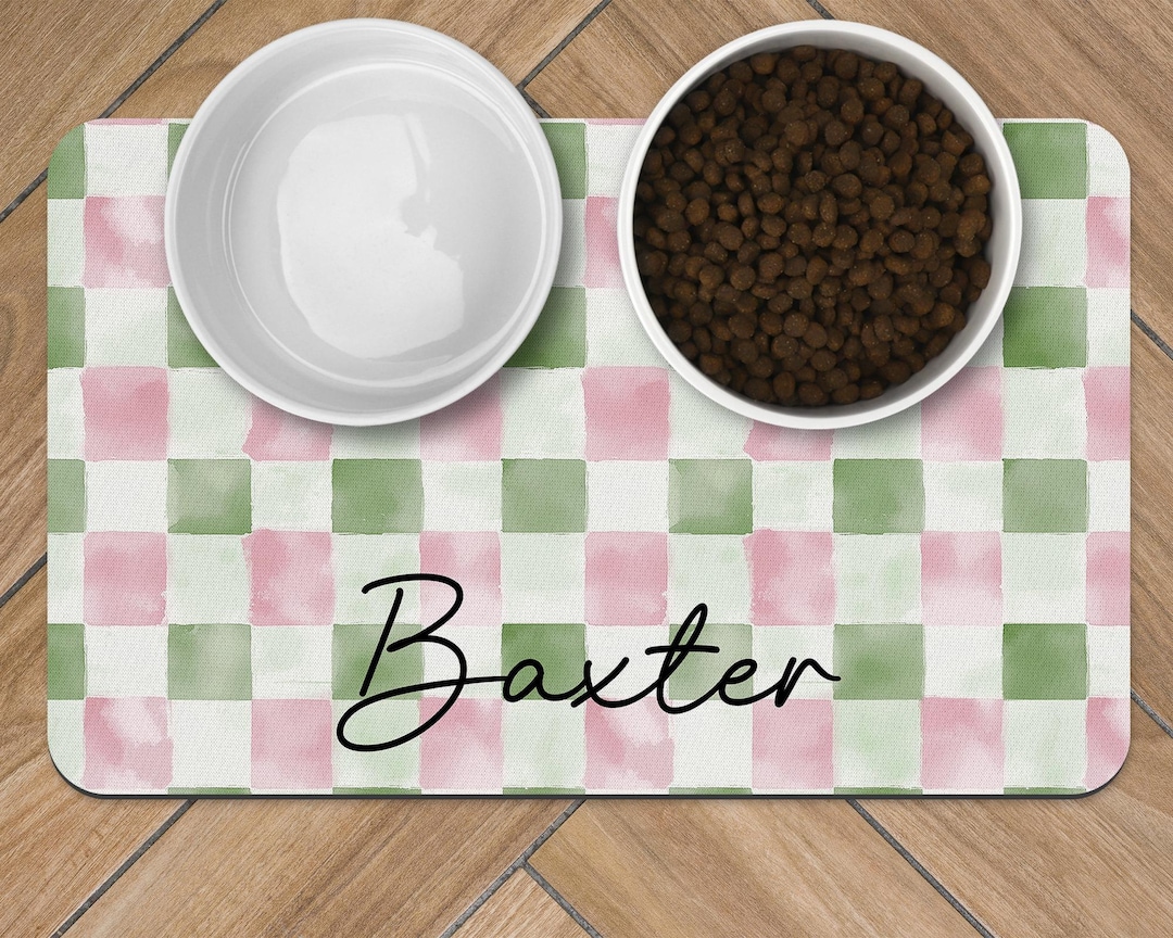 Personalized Pet Placemat: Custom Dog & Cat Mat, Pet Lover Gift - Etsy