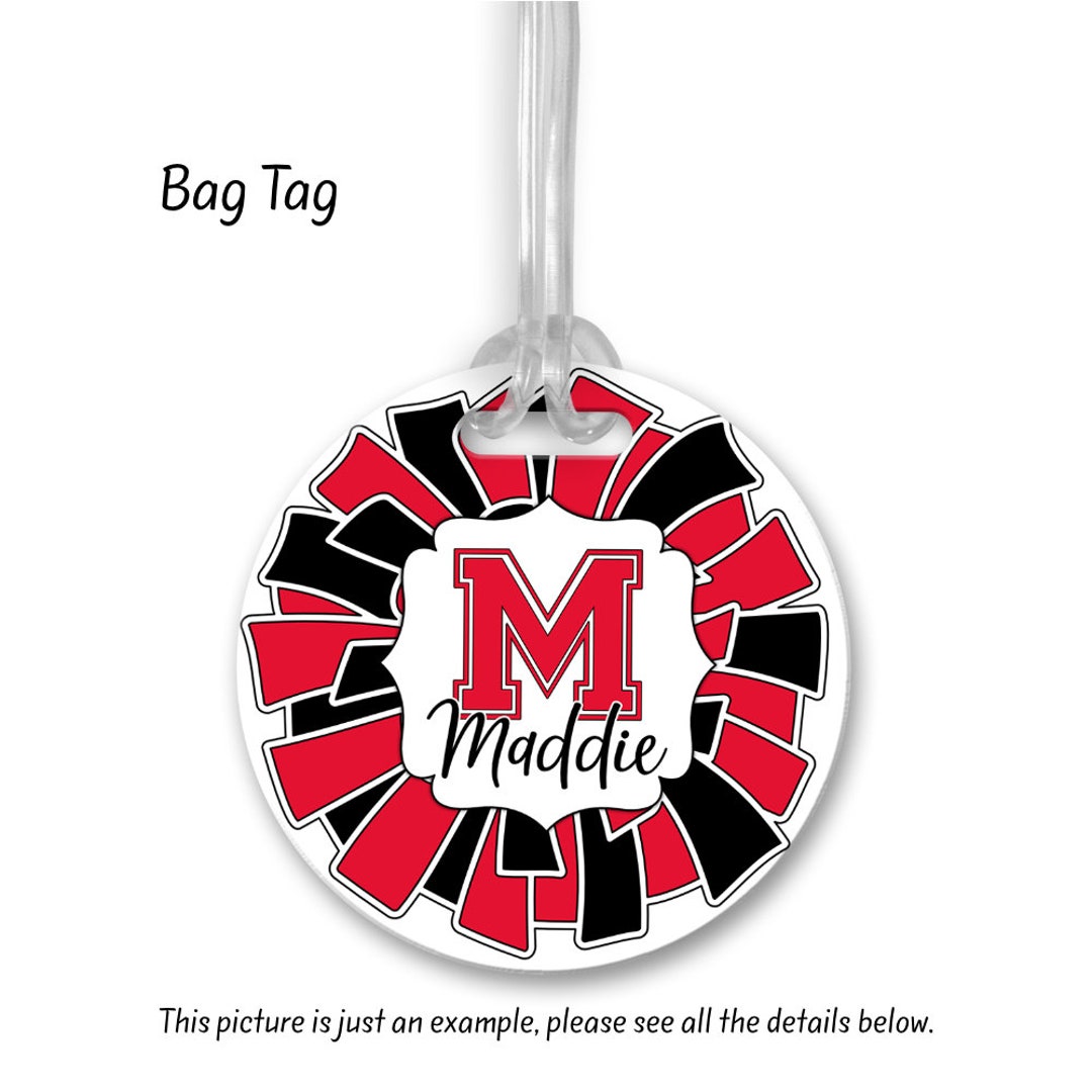 Personalized Cheer Bag Tag: Cheerleader Gift, Coach Gift - Etsy