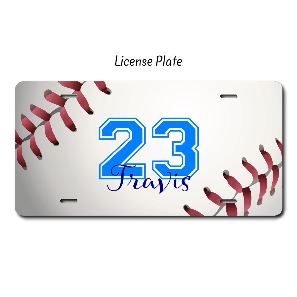 Baseball Gifts Baseball Coach Baseball License Plate Team | Etsy