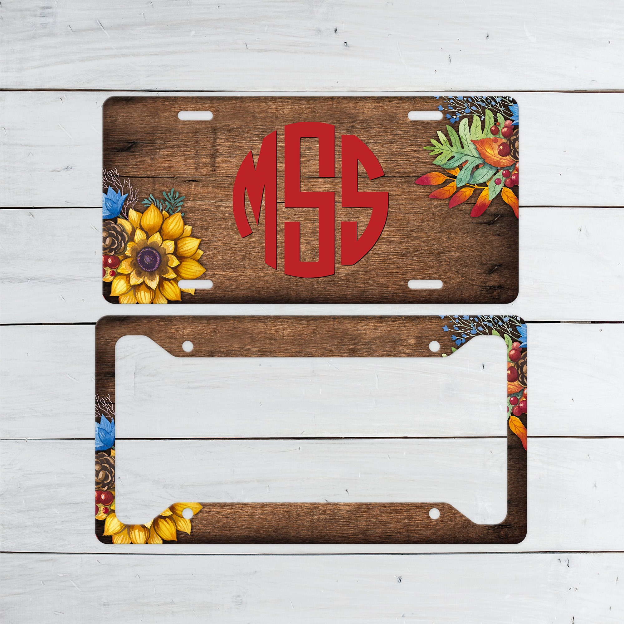 Autumn License Plate License Plate Frame License Plate Art - Etsy