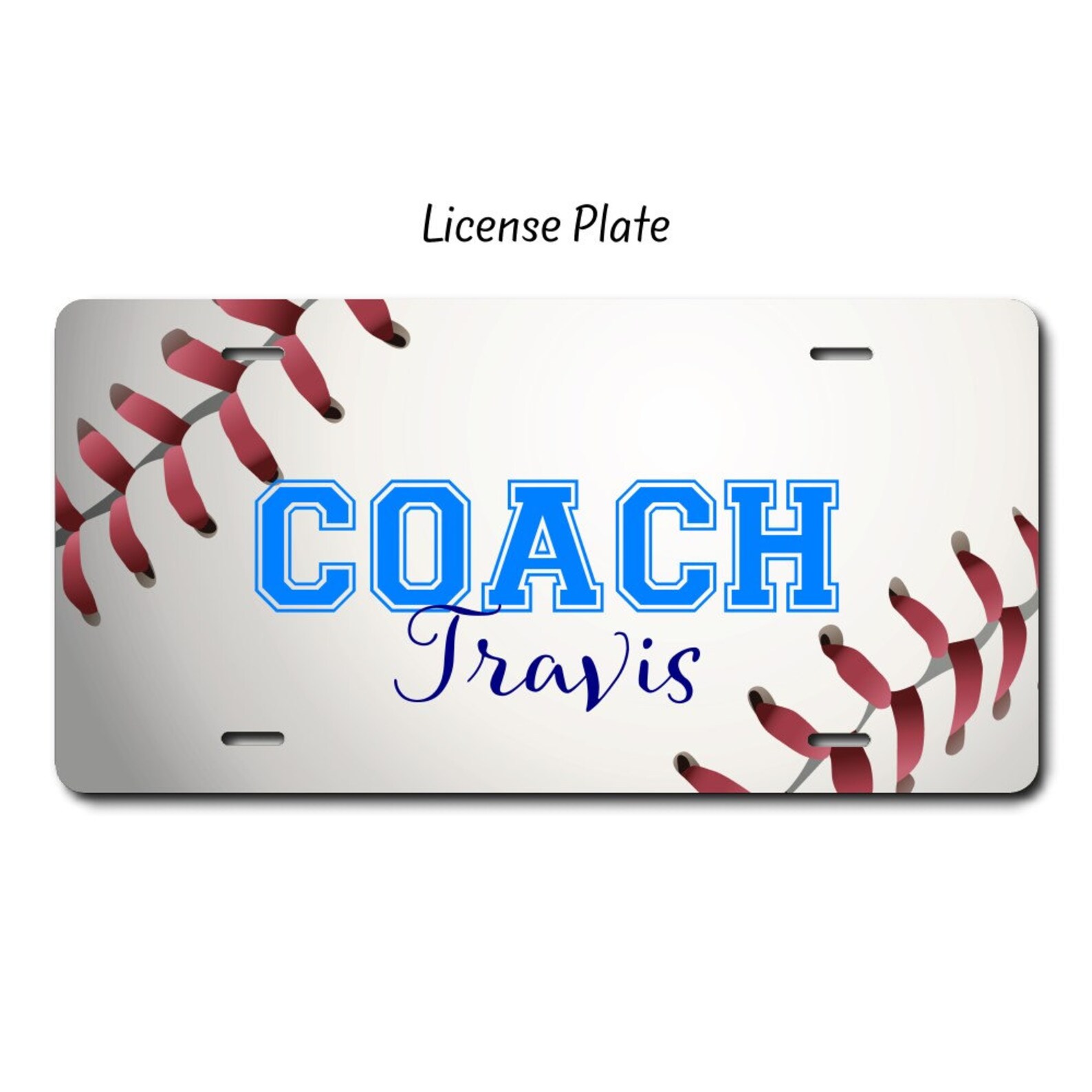 Baseball Gifts, Baseball Coach, Baseball License Plate, Team Gifts ...