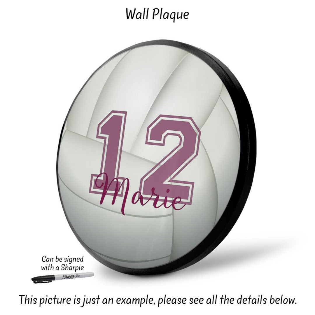 Volleyball Gift, Volleyball Plaque, Wall Plaque, Team Gifts, Award ...