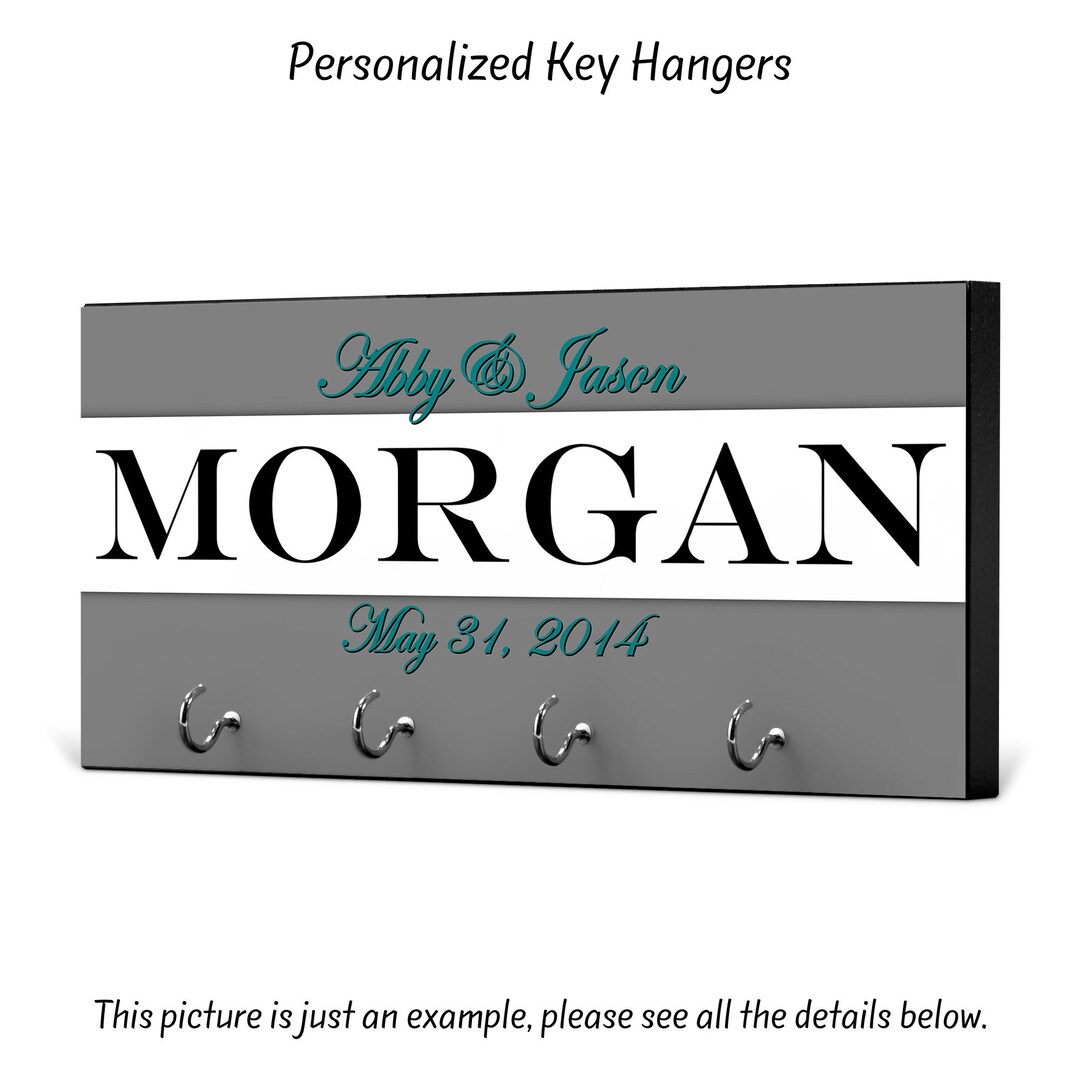 Personalized Housewarming Gift, New Home Gift, Key Holder, Key Rack ...