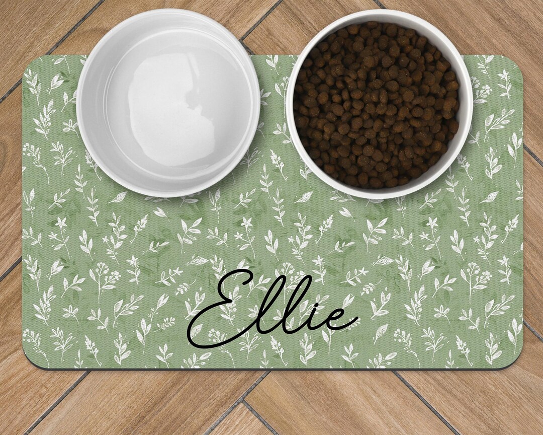 Personalized Pet Placemat: Custom Dog & Cat Mat, Pet Lover Gift - Etsy