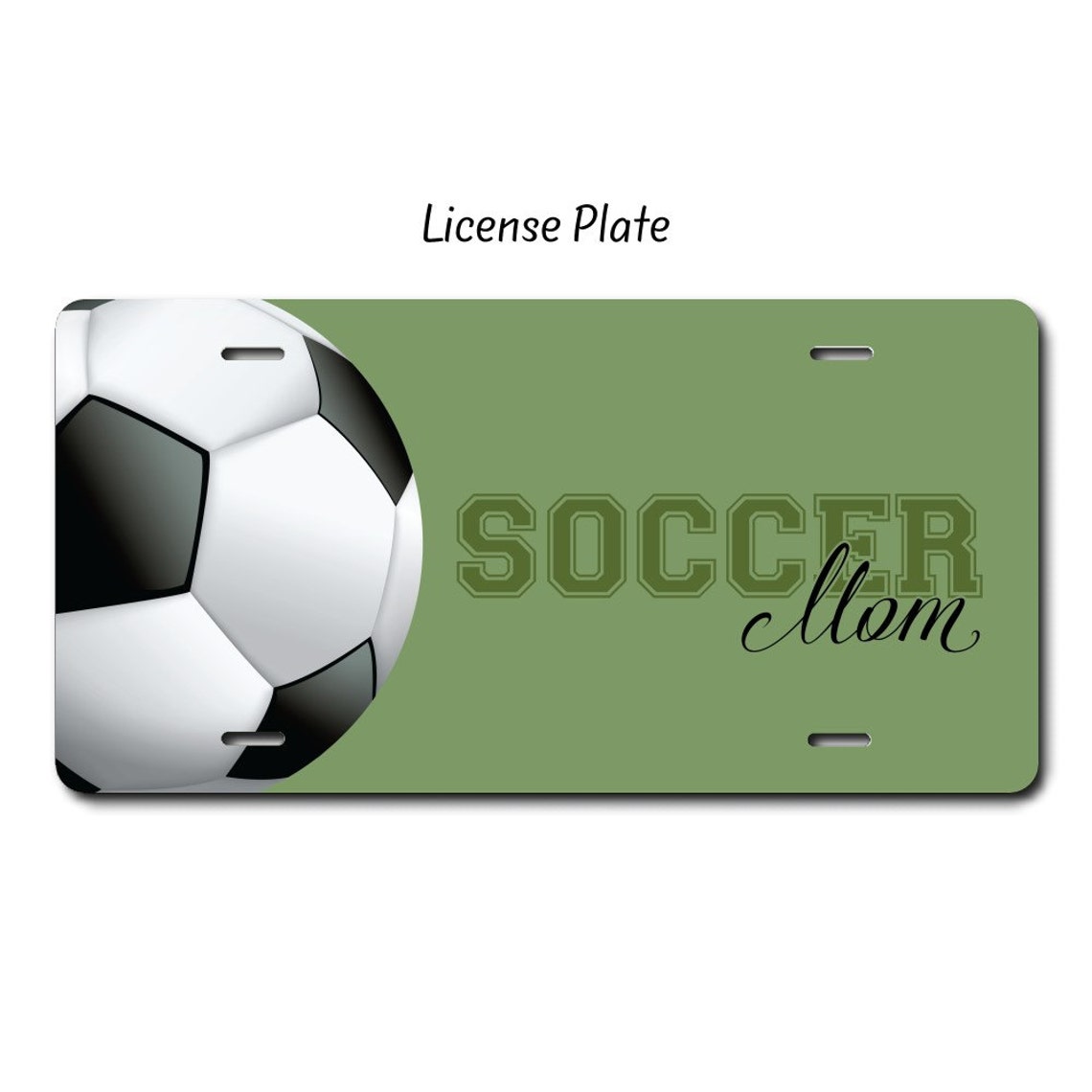Soccer Gift Soccer License Plate Team Gifts Soccer Mom - Etsy