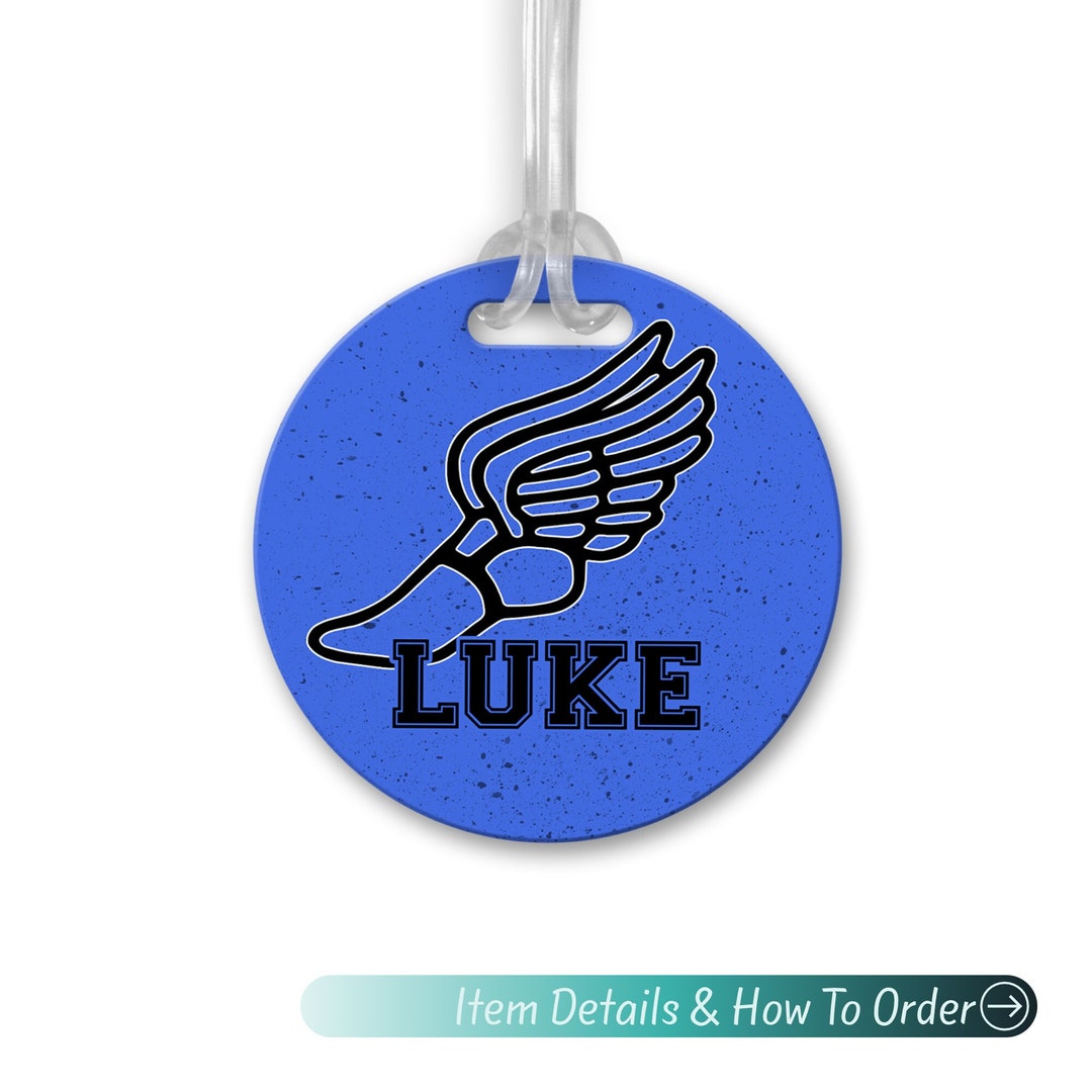 Personalized Track and Field Bag Tag: Durable Team Luggage Tag - Etsy