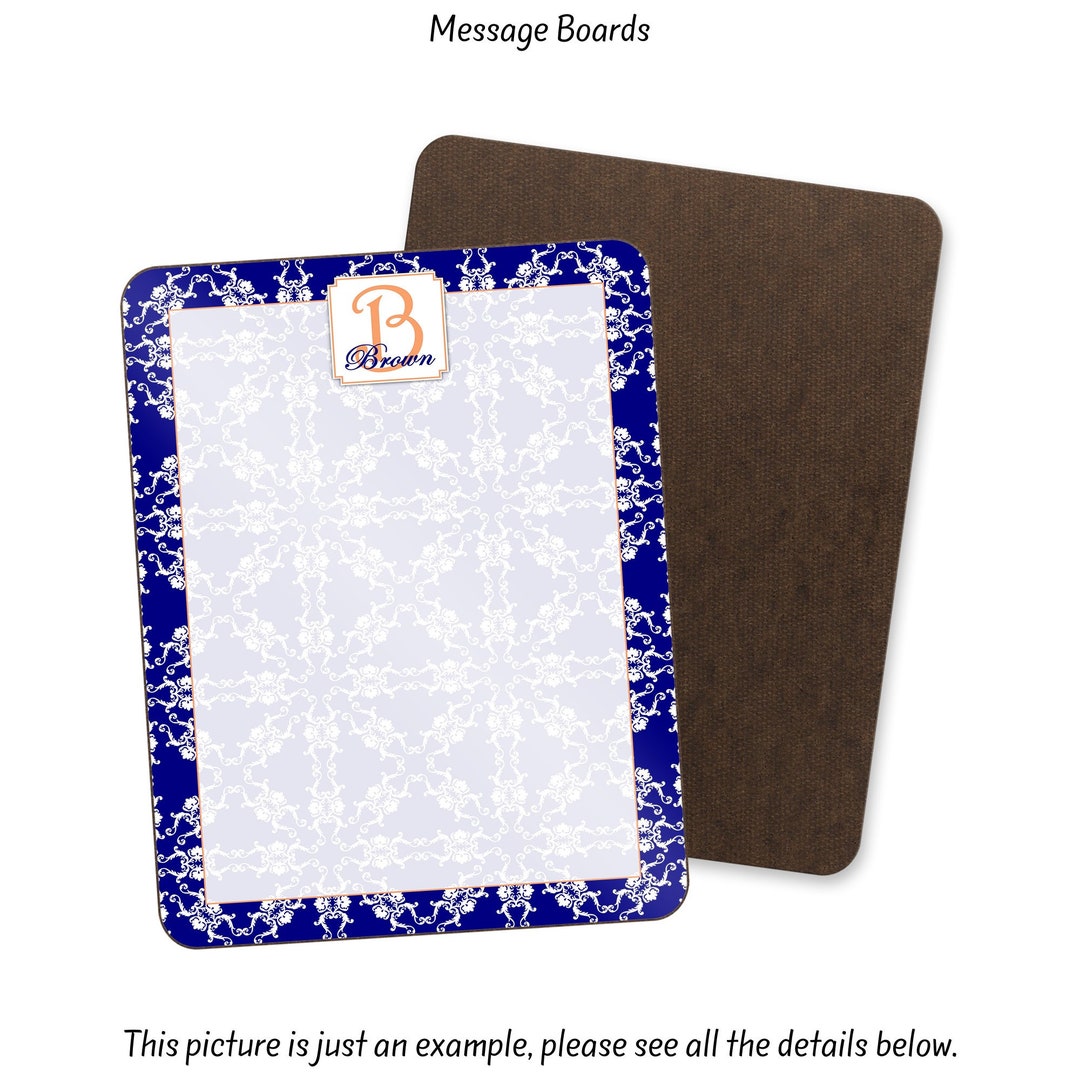 Personalized Dry Erase Board, Custom Memo Board, Dorm Room Decor, to Do ...