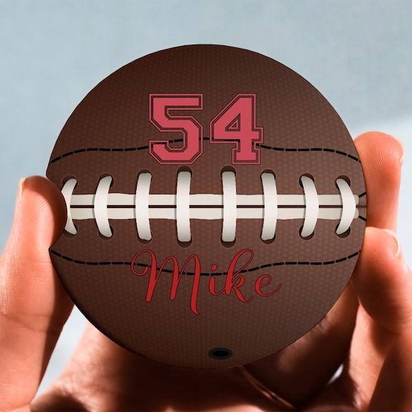 Football Car Coaster - Etsy