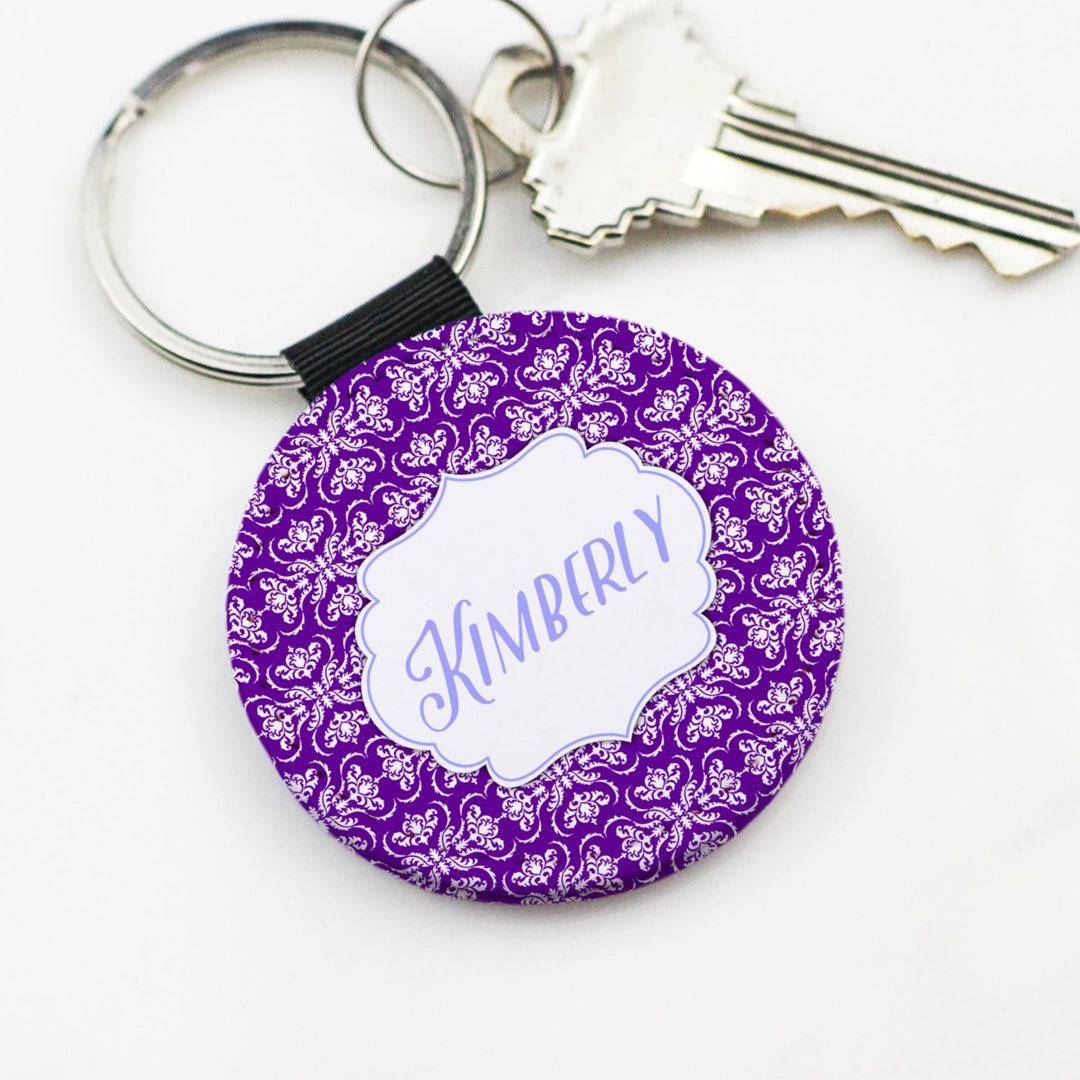 Monogram Key Chain, Personalized Key Chain, Customized Key Chain, Gifts ...