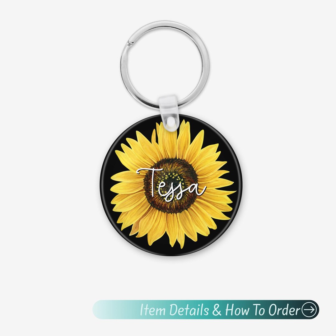 Custom Acrylic Name Keychain: Personalized Bag Charm - Etsy