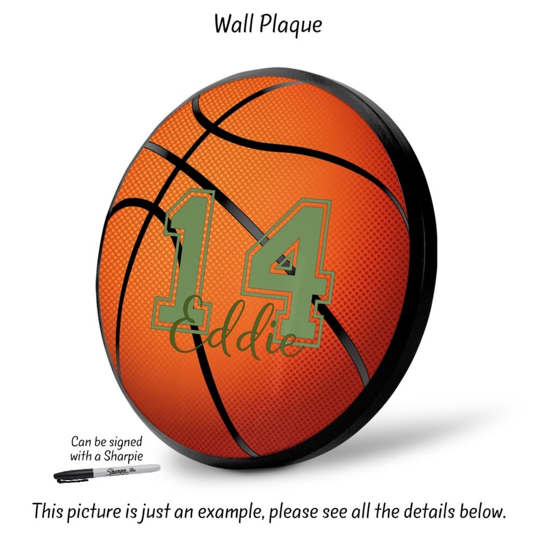 Basketball Gift, Basketball Plaque, Wall Plaque, Team Gifts, Award ...