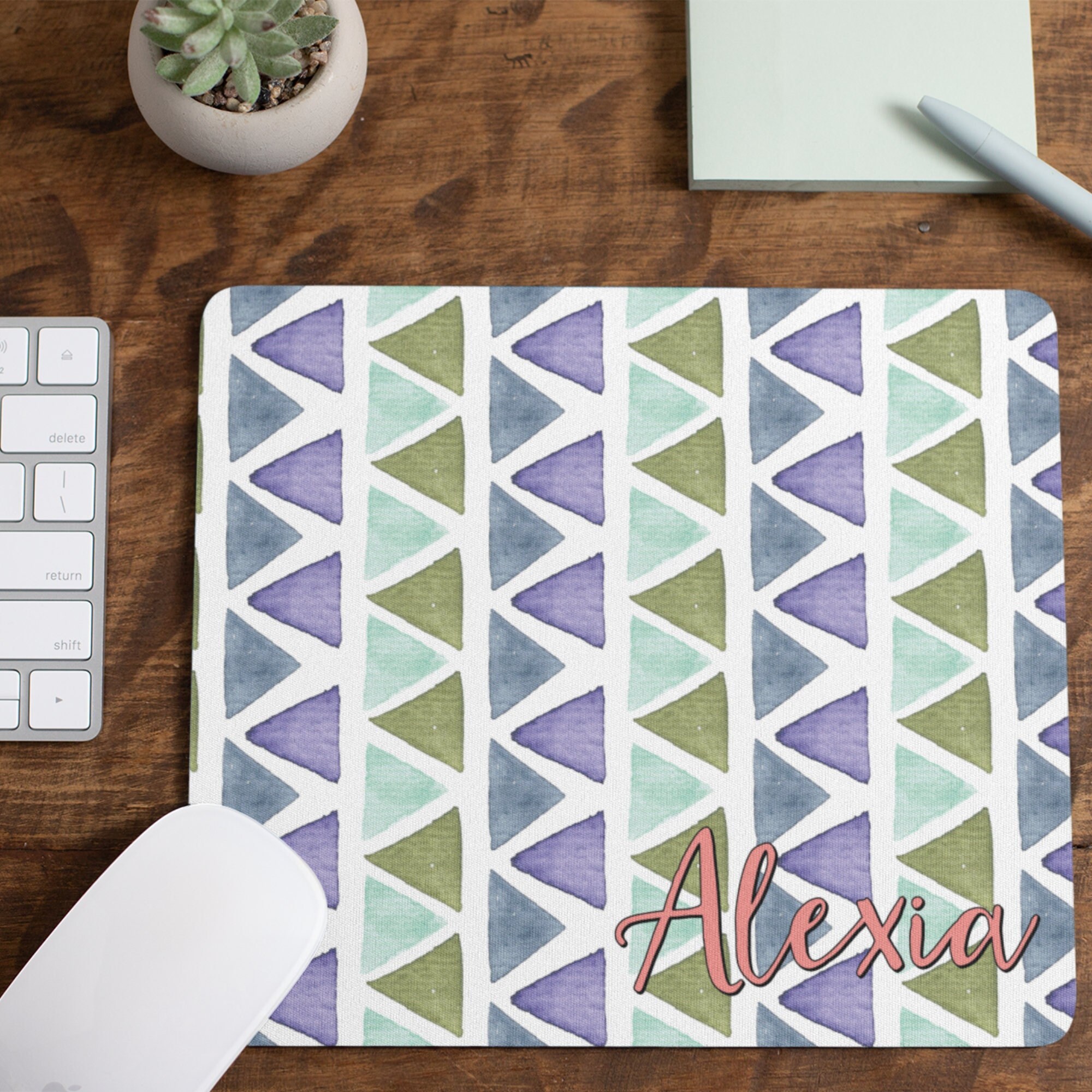 Boho Mouse Pad Personalized Mousepad Birthday Gift Wedding - Etsy