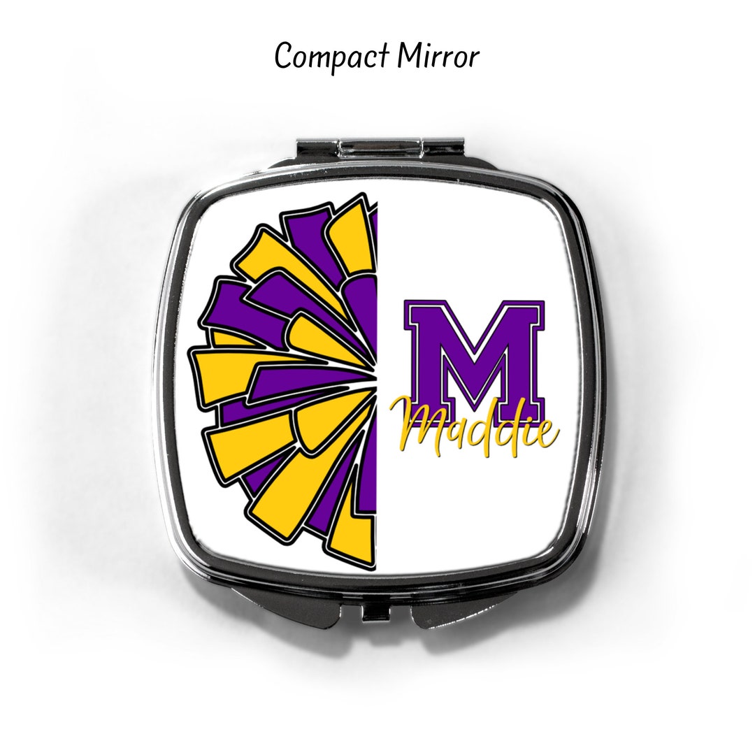 Personalized Cheerleader Compact Mirror, Cheer Team Gift - Etsy