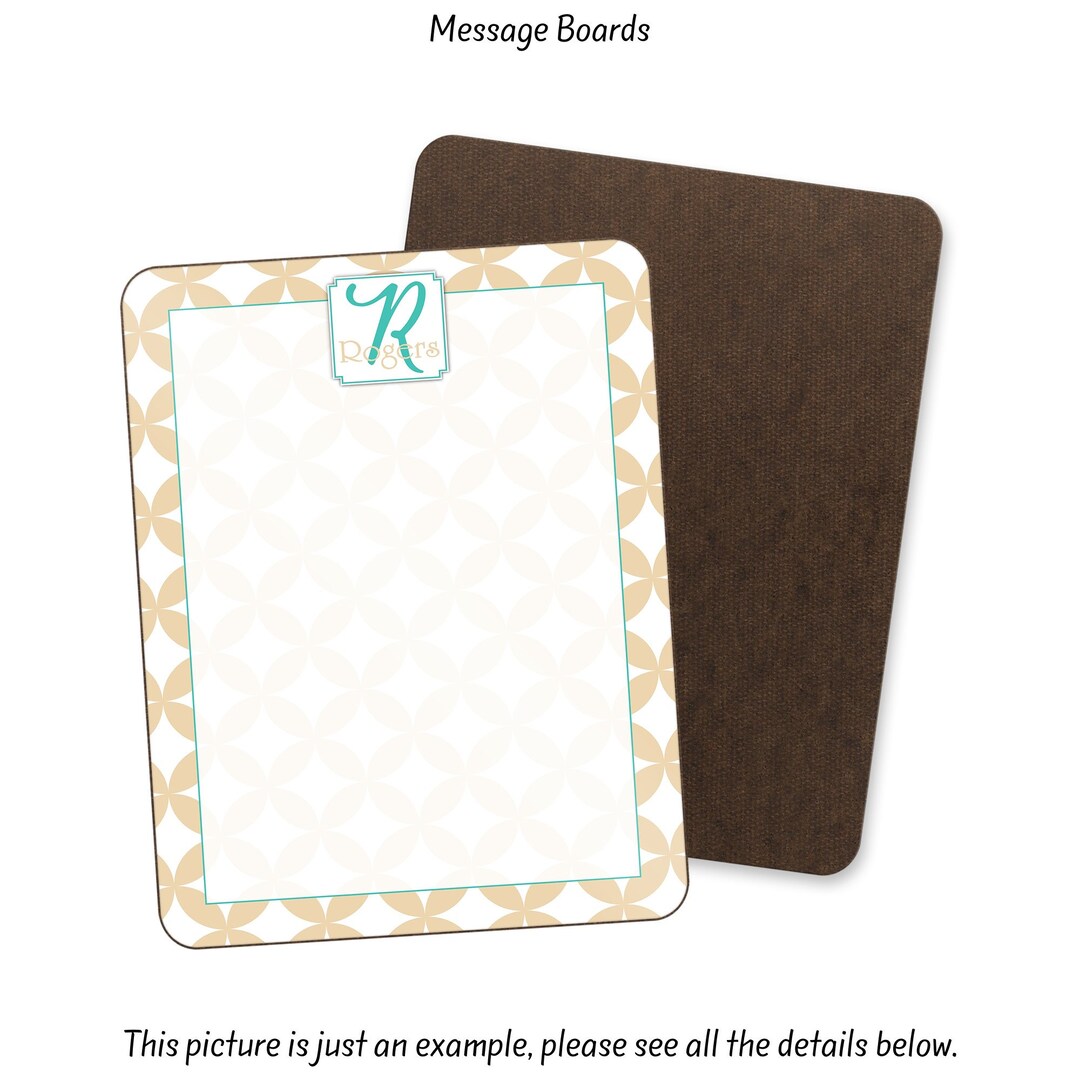 Personalized Dry Erase Board, Custom Memo Board, Dorm Room Decor, to Do ...