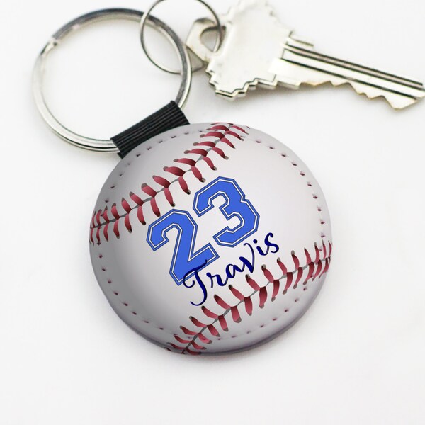 Baseball Key Chain - Etsy